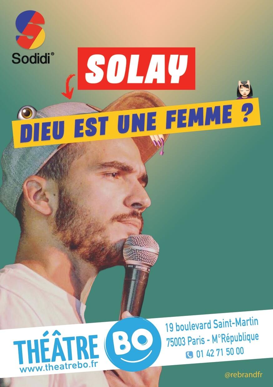 SOLAY - One-man show - Billet & Réservation