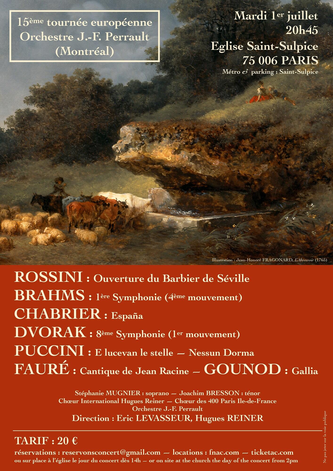 CONCERT DE L'ORCHESTRE DE L'UNIVERSITÉ JOSEPH-FRANÇOIS PERRAULT DE ...