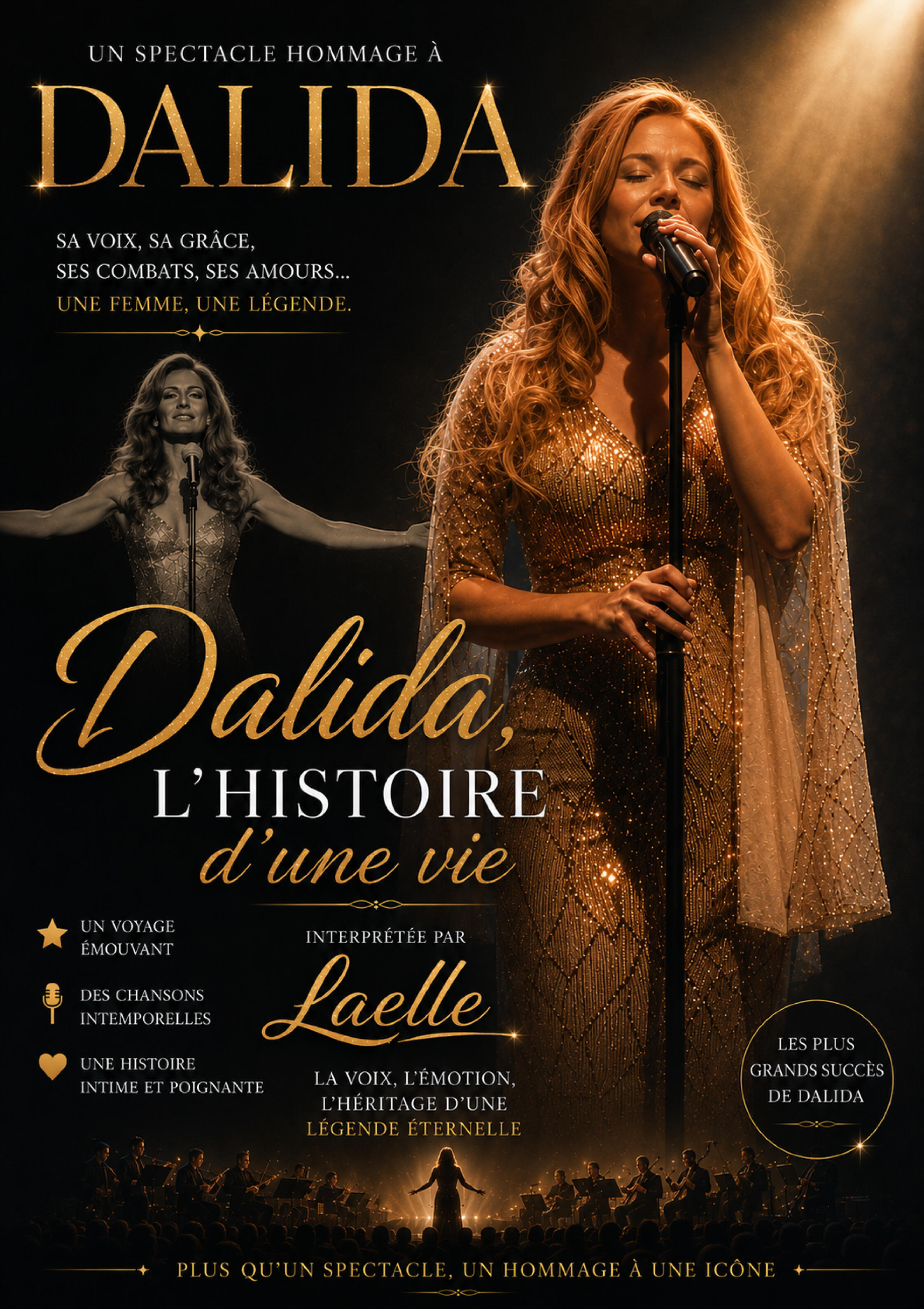 HOMMAGE À DALIDA - Concerts - Billet & Réservation