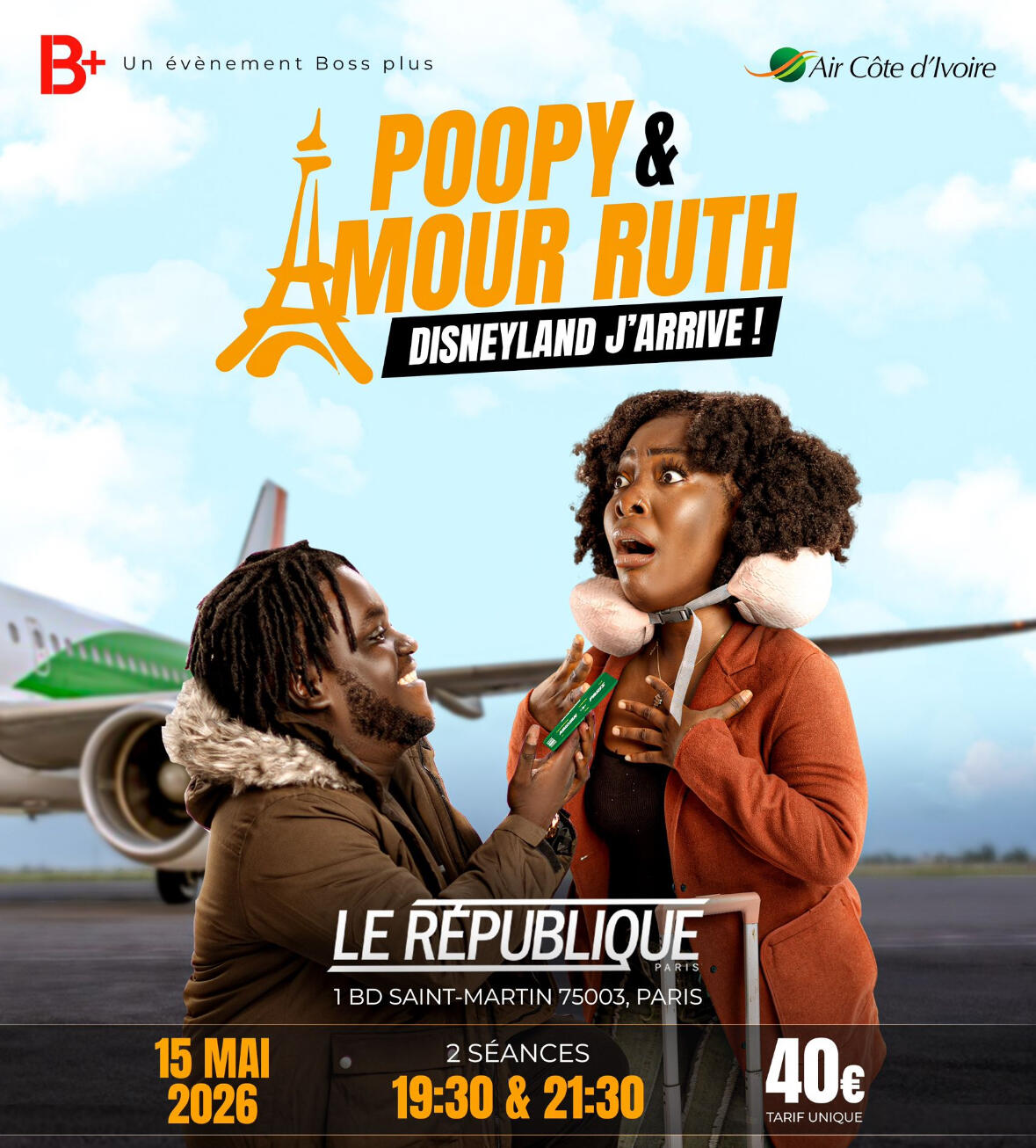 POOPY & AMOUR RUTH - One-man show - Billet & Réservation