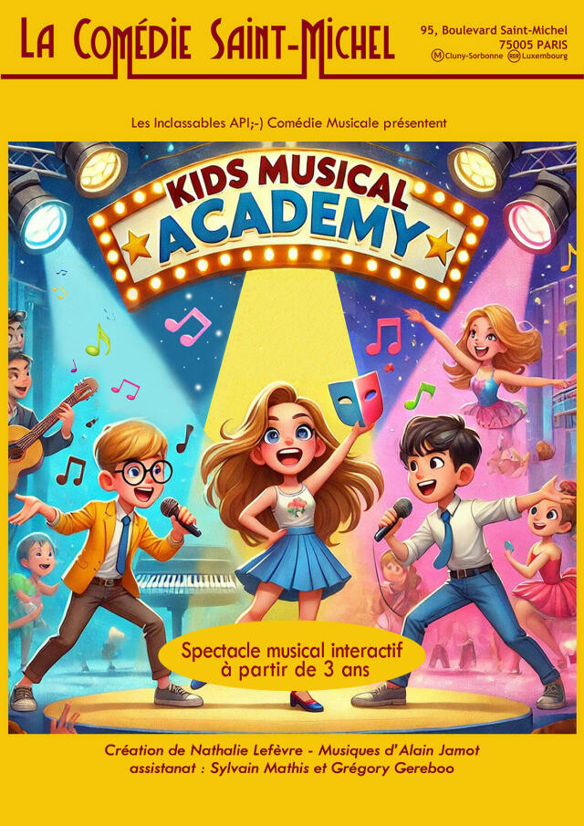 Kids Musical Academy à la Comédie Saint‑Michel