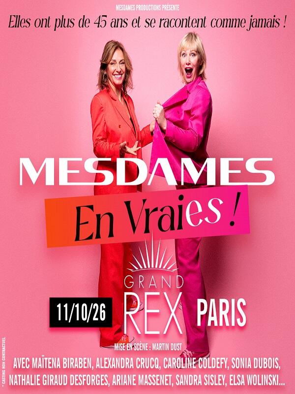 MESDAMES EN VRAIES ! - Conférences - Lectures - Billet & Réservation