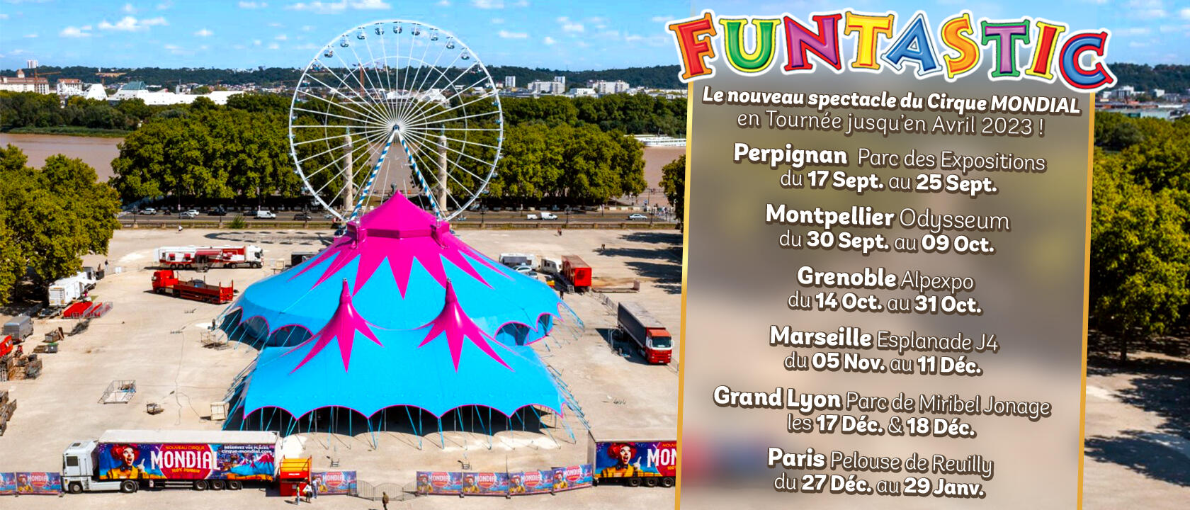 LE CIRQUE MONDIAL 100% HUMAIN - Cirques - Billet & Réservation