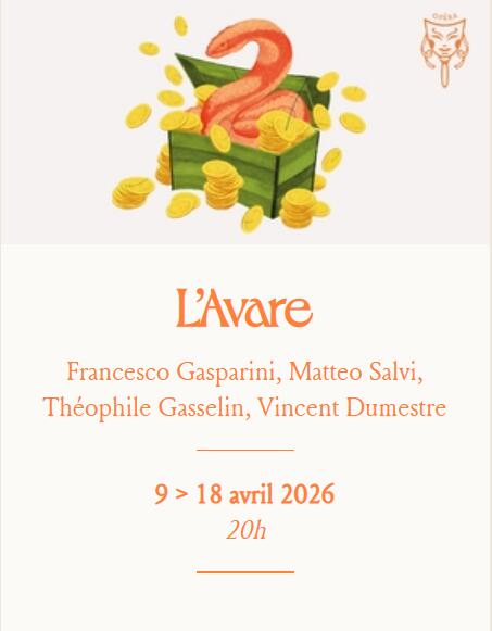 L'AVARE - Opéra Classique - Billet & Réservation