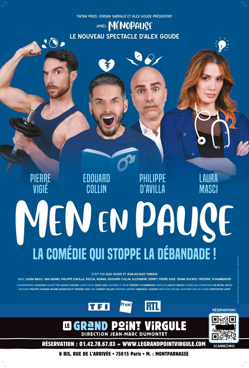 MEN EN PAUSE - Théâtre Comédie - Billet & Réservation