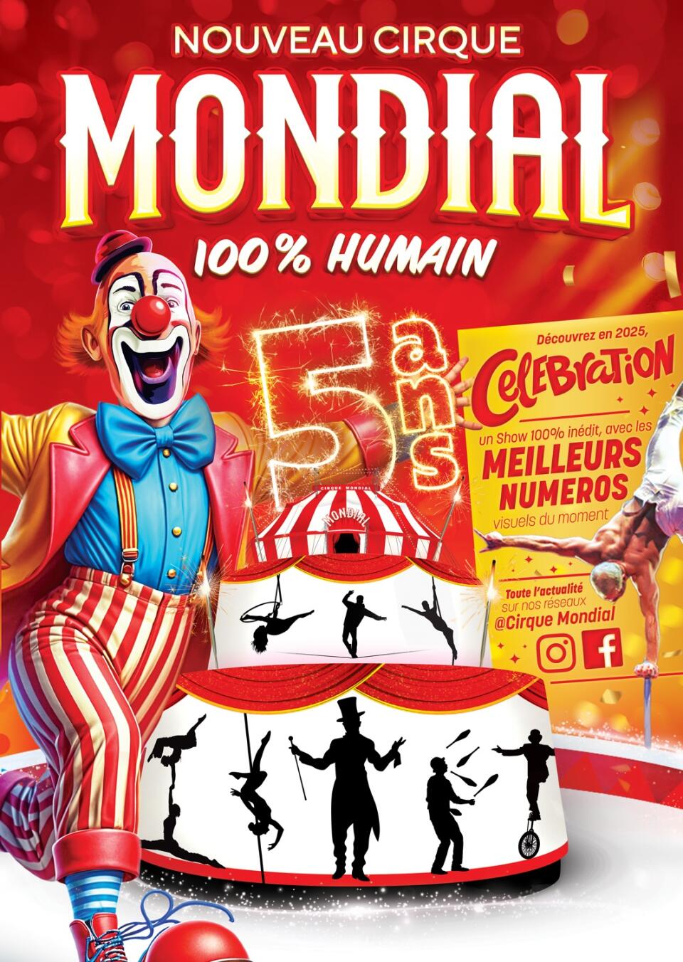 LE CIRQUE MONDIAL 100% HUMAIN - Cirques - Billet & Réservation